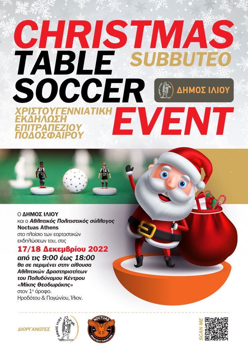 ΧΡΙΣΤΟΥΓΕΝΝΙΑΤΙΚΟ ΤΟΥΡΝΟΥΑ ΕΠΙΤΡΑΠΕΖΙΟΥ ΠΟΔΟΣΦΑΙΡΟΥ (SUBBUTEO) - Δήμος ...